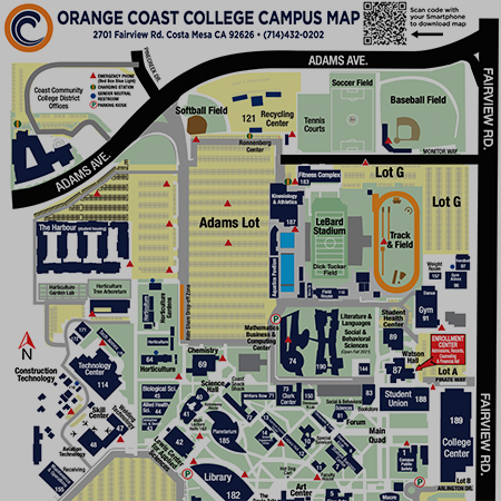 Map & Directions | Orange Coast College