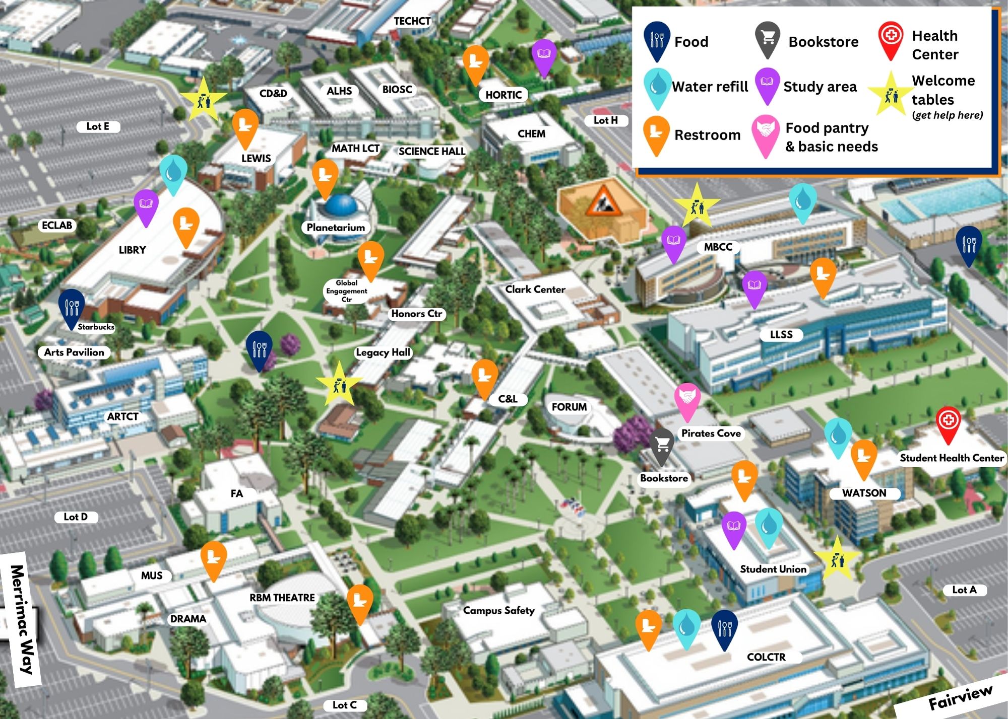 Welcome Tables | Orange Coast College