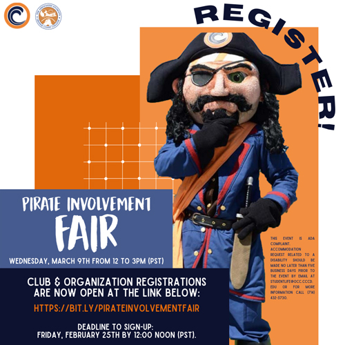 Pirate Involvement Fair | Orange Coast College