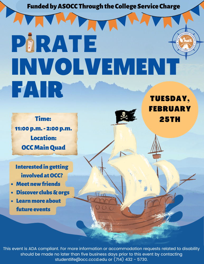 Pirate Involvement Fair | Orange Coast College